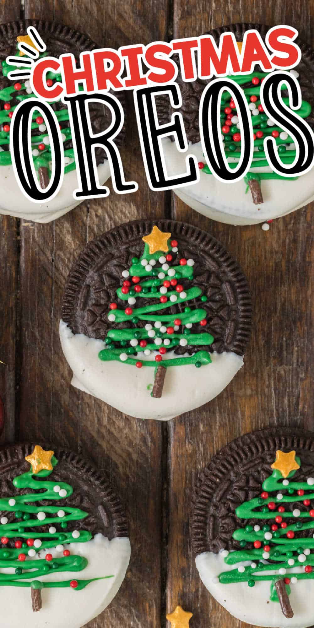 Christmas Tree Oreo Cookies Recipe (Christmas Oreos) • MidgetMomma