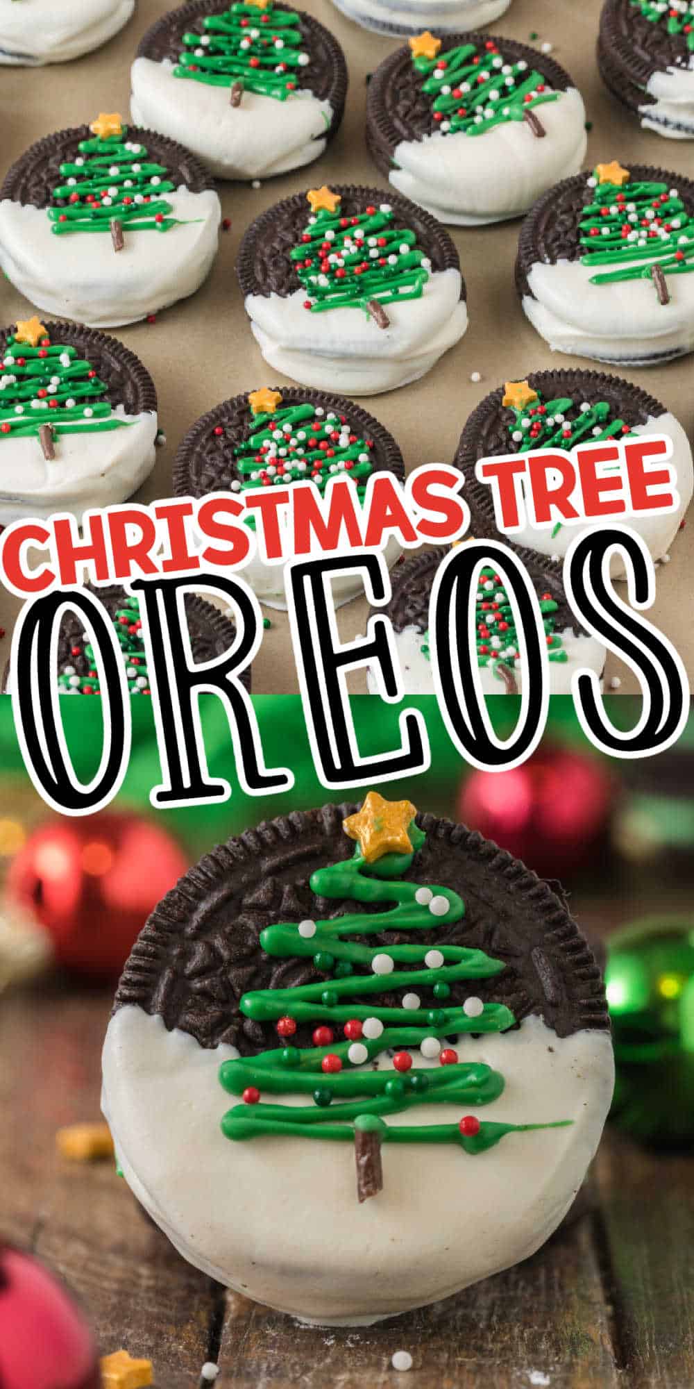 Christmas Tree Oreo Cookies Recipe (Christmas Oreos) • MidgetMomma