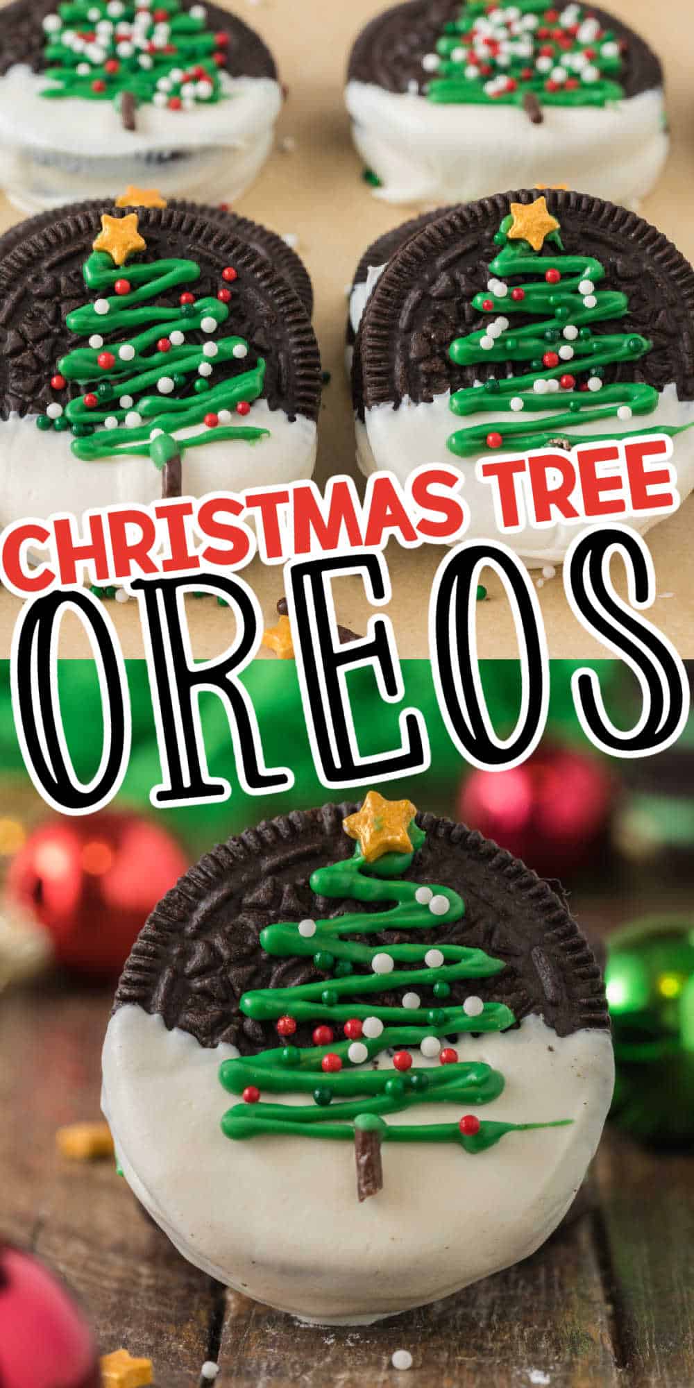 Christmas Tree Oreo Cookies Recipe (Christmas Oreos) • MidgetMomma