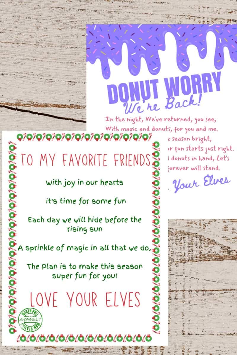 21 FREE "We Are Back" Elf on the Shelf Arrival Letters Printables ...