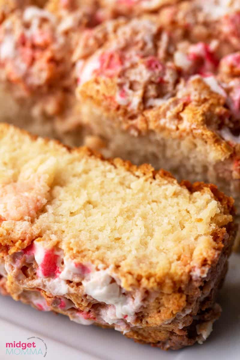 Peppermint Ice Cream Bread- ONLY 3 Ingredients! • MidgetMomma