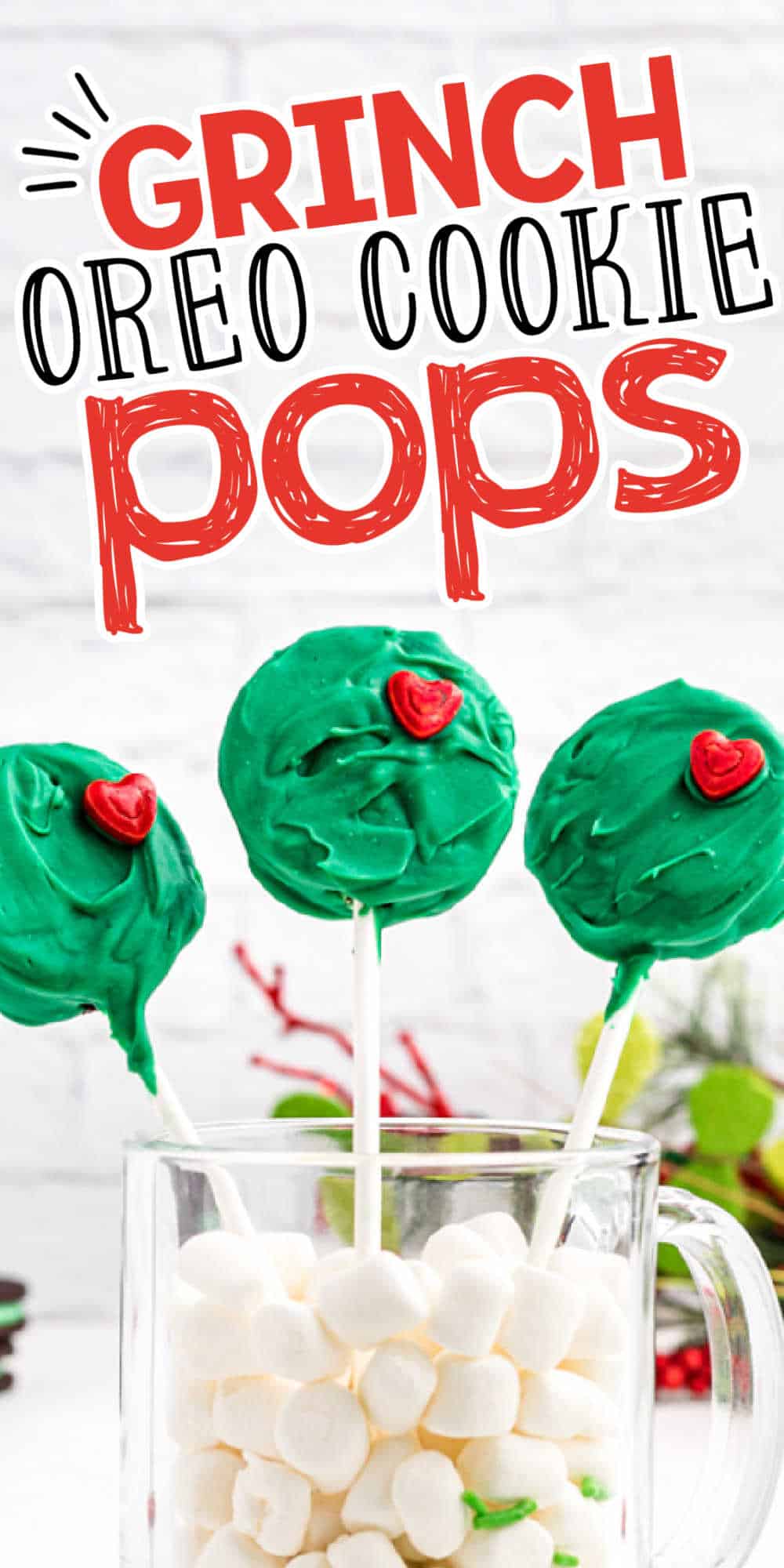 The Grinch Oreo Pops (Christmas Chocolate Covered Oreos)