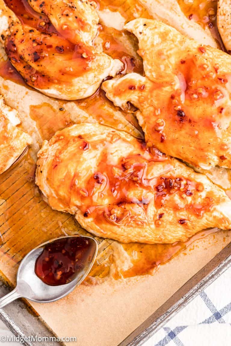 Better than Take-out Baked Firecracker Chicken • MidgetMomma