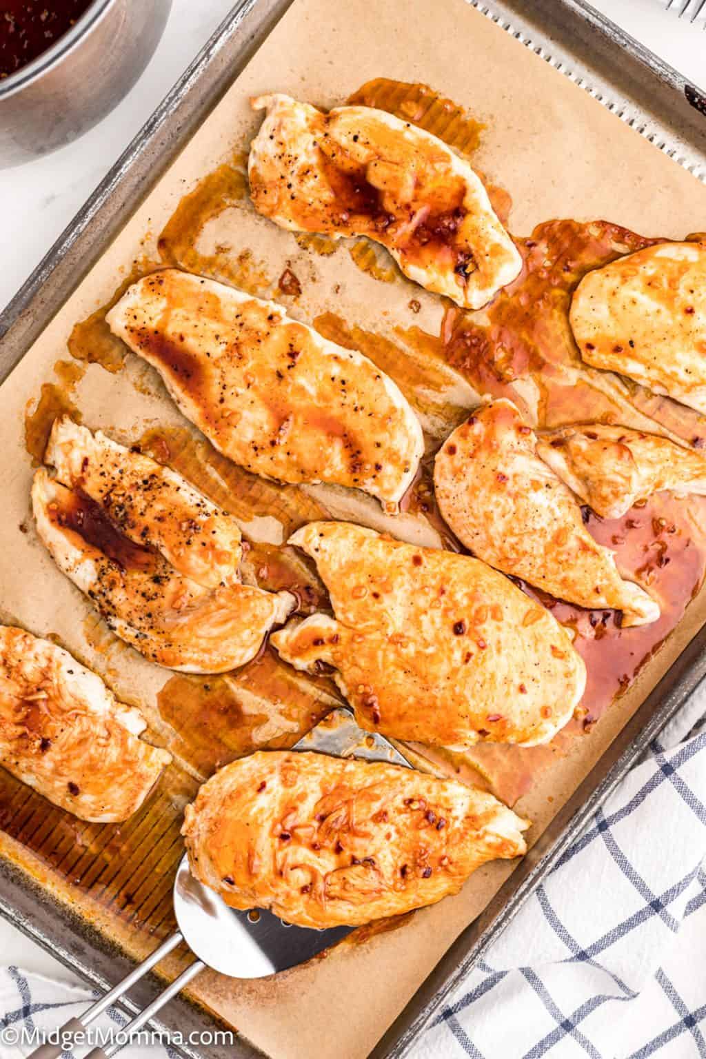 Better than Take-out Baked Firecracker Chicken • MidgetMomma