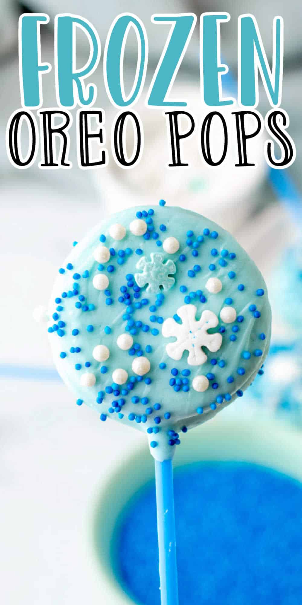 Disney Frozen Themed Oreos Cookie Pops Recipe