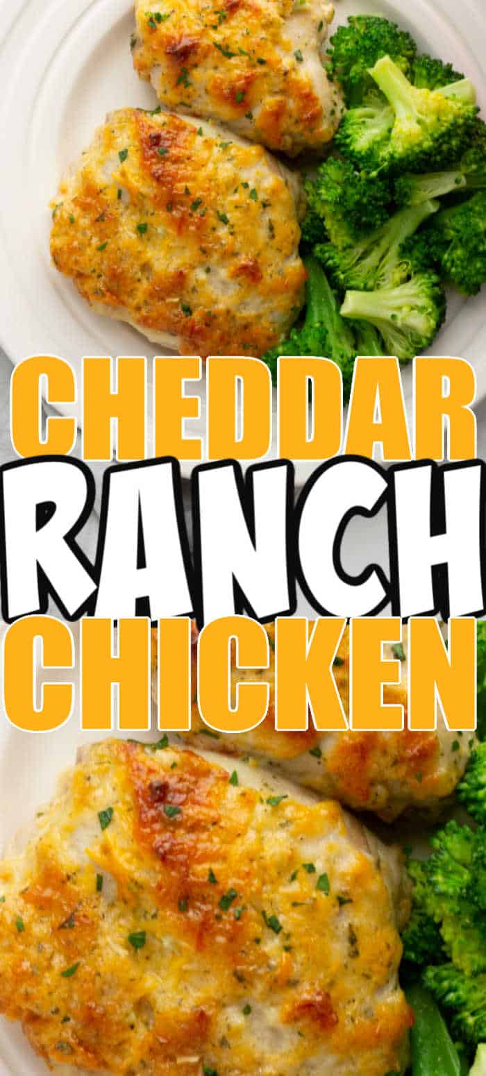 Cheddar Ranch Chicken Thighs (Can use Chicken Breast too!)