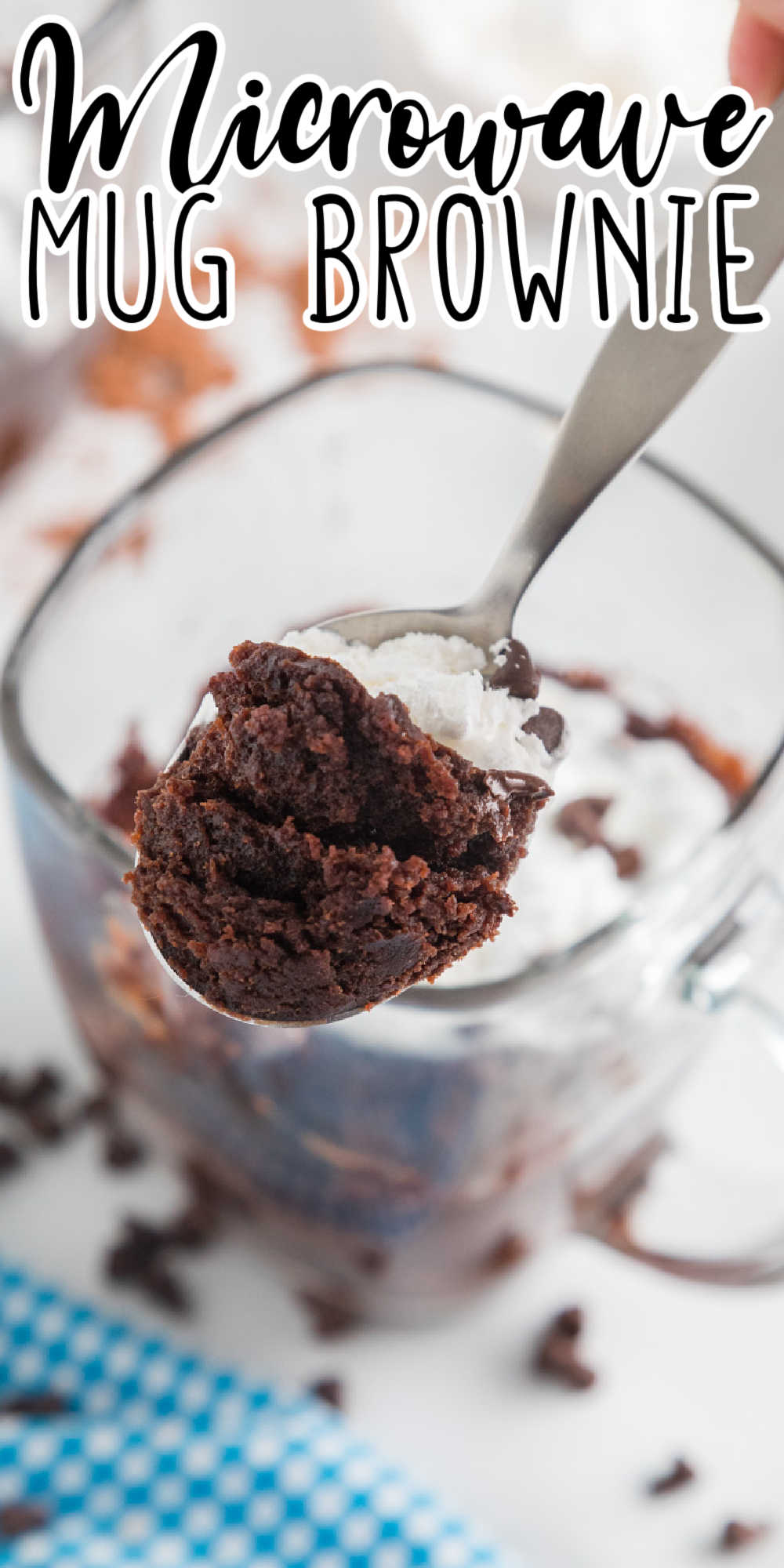 Chocolate Microwave Mug Brownie Recipe • MidgetMomma