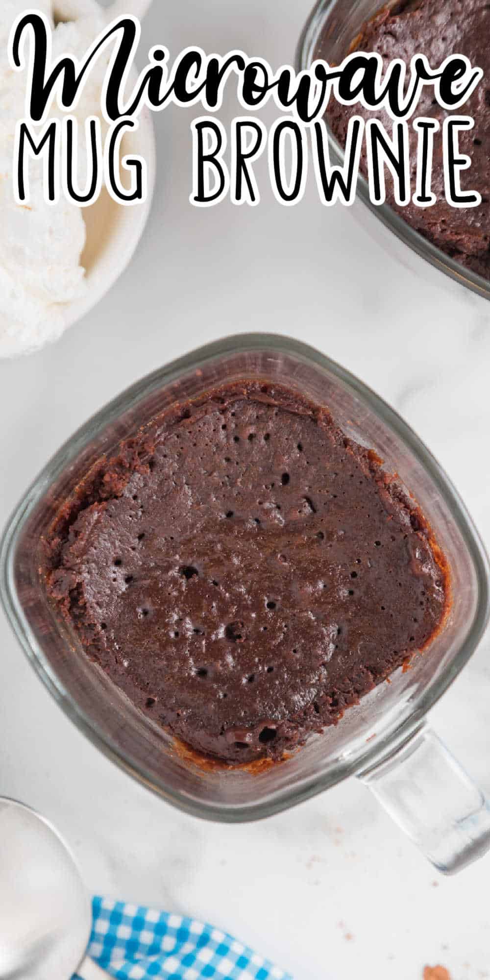 Chocolate Microwave Mug Brownie Recipe • MidgetMomma
