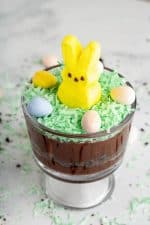 Easter Chocolate Pudding Parfaits • MidgetMomma