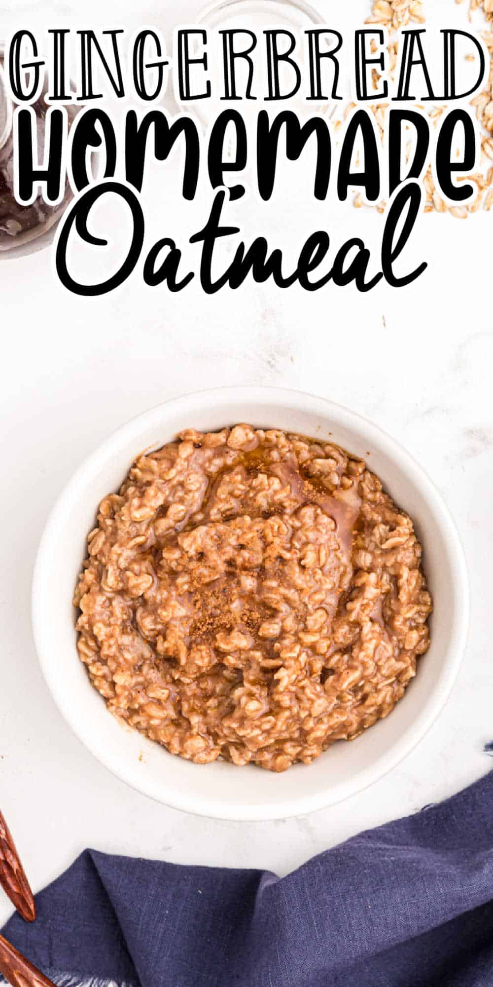 Gingerbread Oatmeal Recipe (Done in 10 minutes!)