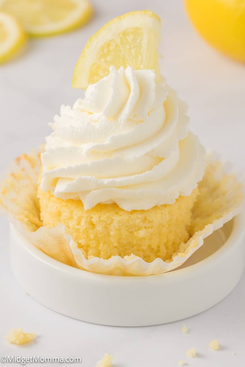 The Best Fluffy Lemon Cupcakes Recipe • MidgetMomma