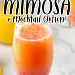 Raspberry Mimosas Recipe (+ Mocktail Recipe) • MidgetMomma