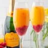 Raspberry Mimosas Recipe (+ Mocktail Recipe) • MidgetMomma
