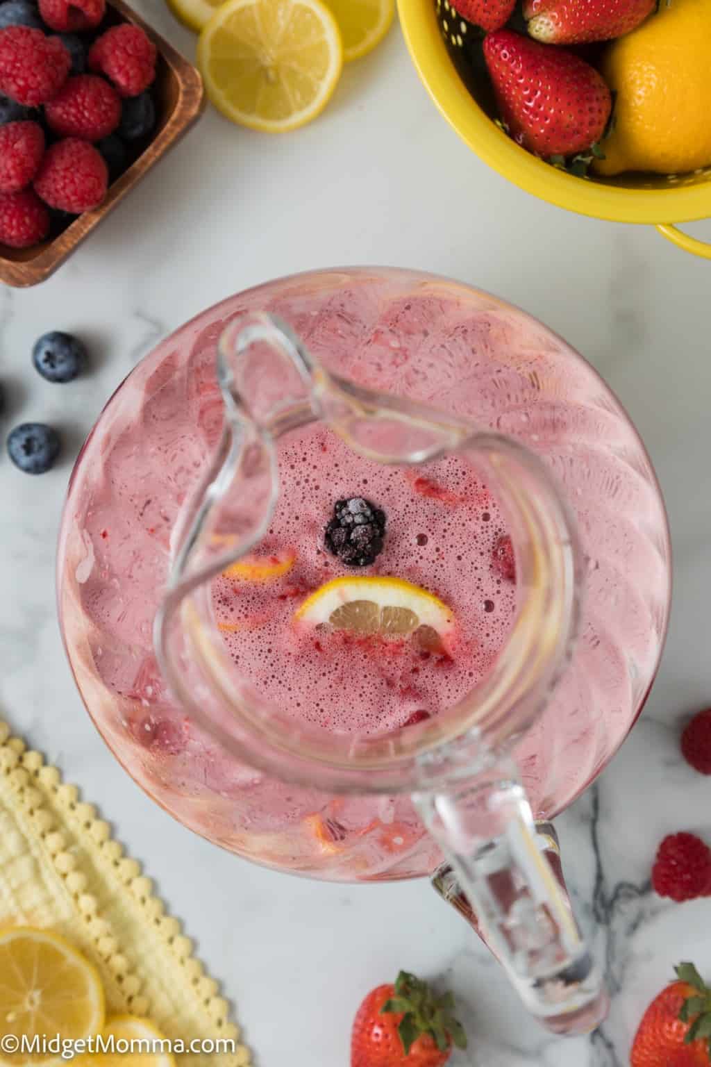 Homemade Berry Lemonade Recipe