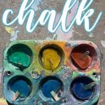 Ice Chalk - Easy Homemade Sidewalk Chalk • MidgetMomma