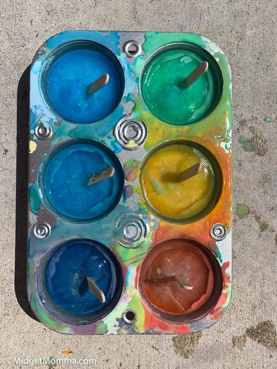 Ice Chalk - Easy Homemade Sidewalk Chalk • MidgetMomma