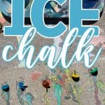 Ice Chalk - Easy Homemade Sidewalk Chalk • MidgetMomma