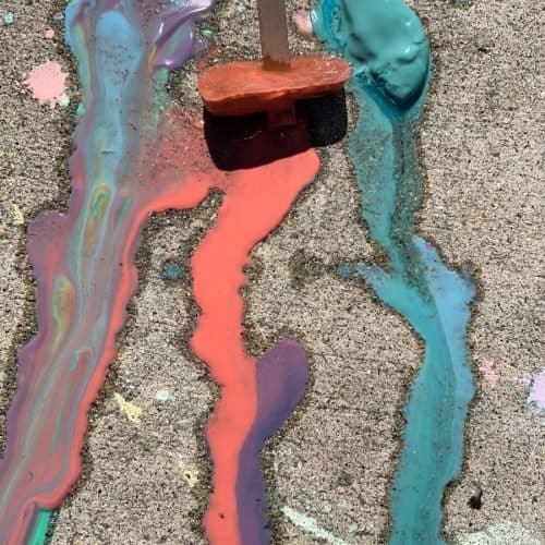 Ice Chalk - Easy Homemade Sidewalk Chalk • MidgetMomma