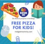 Pizza Hut Book It Reading Program For Kids
