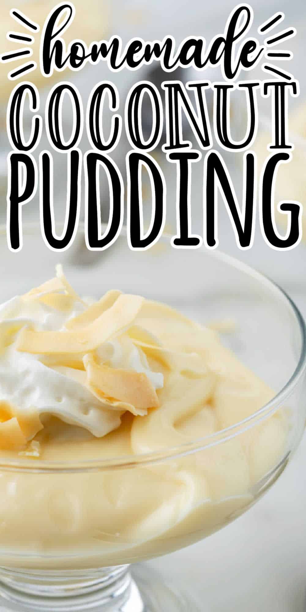 Homemade Coconut Pudding Recipe • MidgetMomma