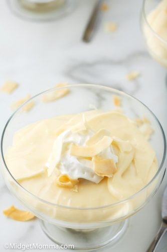 Homemade Coconut Pudding Recipe • MidgetMomma