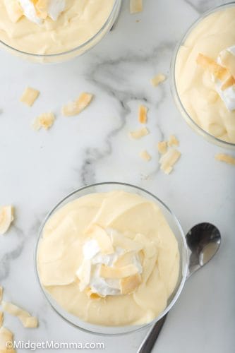 Homemade Coconut Pudding Recipe • MidgetMomma