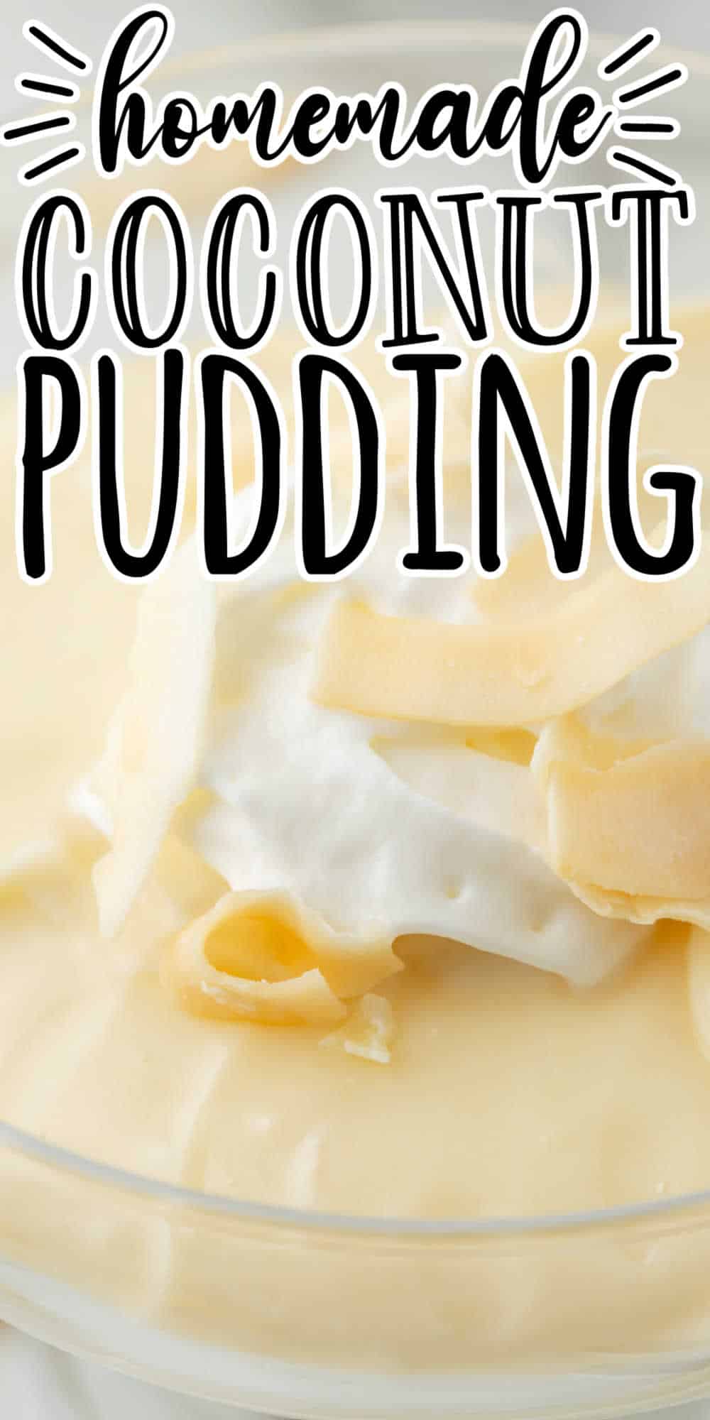 Homemade Coconut Pudding Recipe • MidgetMomma