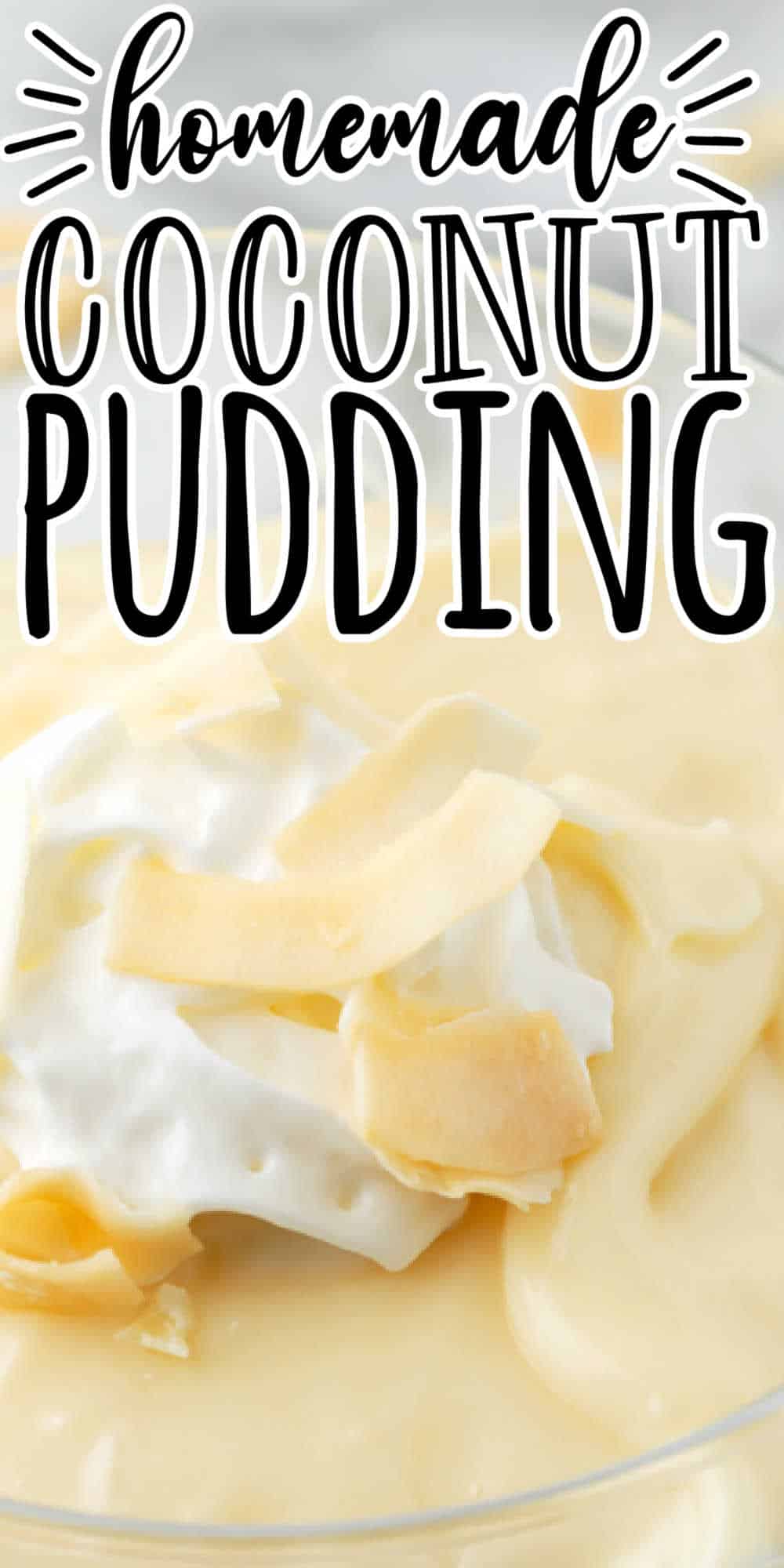 Homemade Coconut Pudding Recipe • MidgetMomma