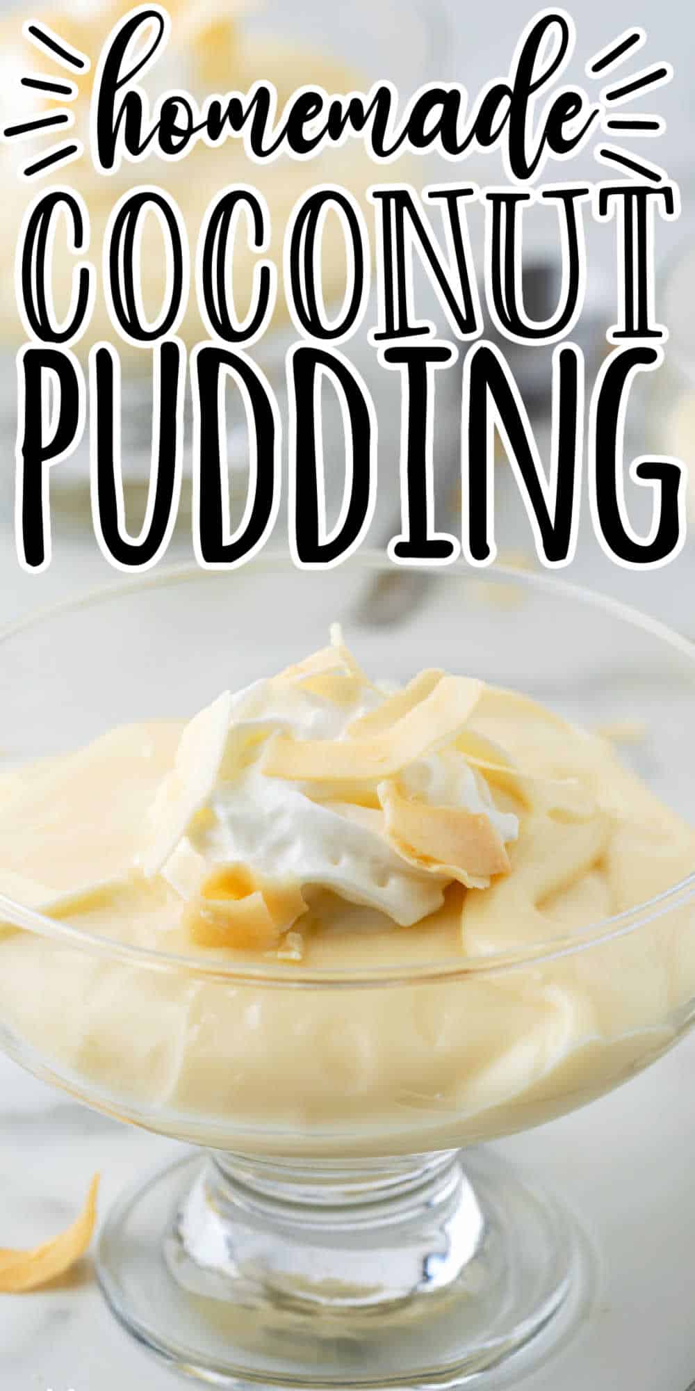 Homemade Coconut Pudding Recipe • MidgetMomma
