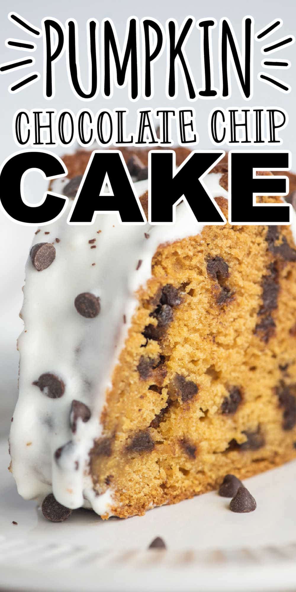 Pumpkin Chocolate Chip Cake Recipe • MidgetMomma