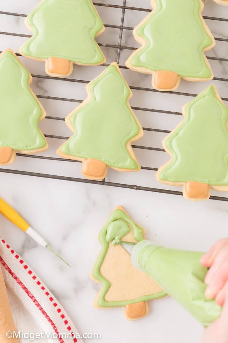 Christmas Tree Sugar Cookies • MidgetMomma