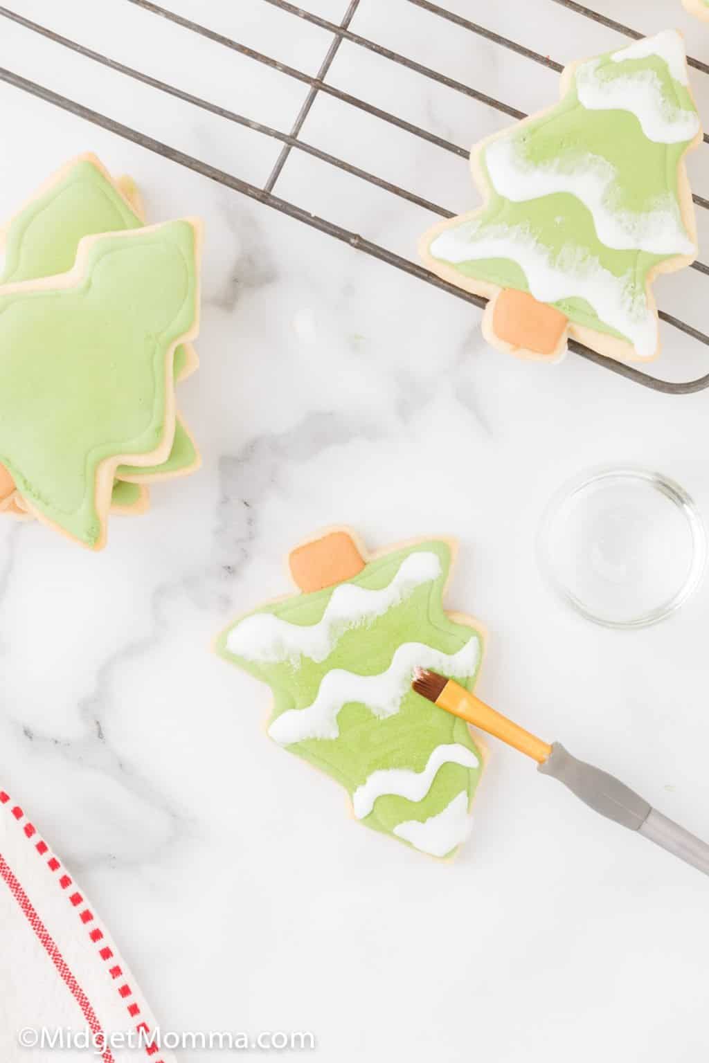 Christmas Tree Sugar Cookies • MidgetMomma