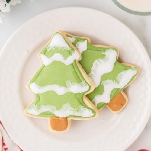 Christmas Tree Sugar Cookies • MidgetMomma