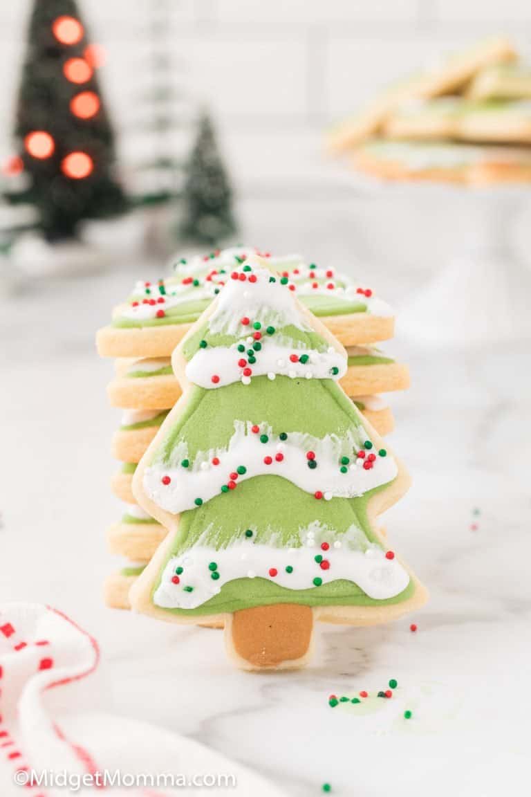 Christmas Tree Sugar Cookies • MidgetMomma