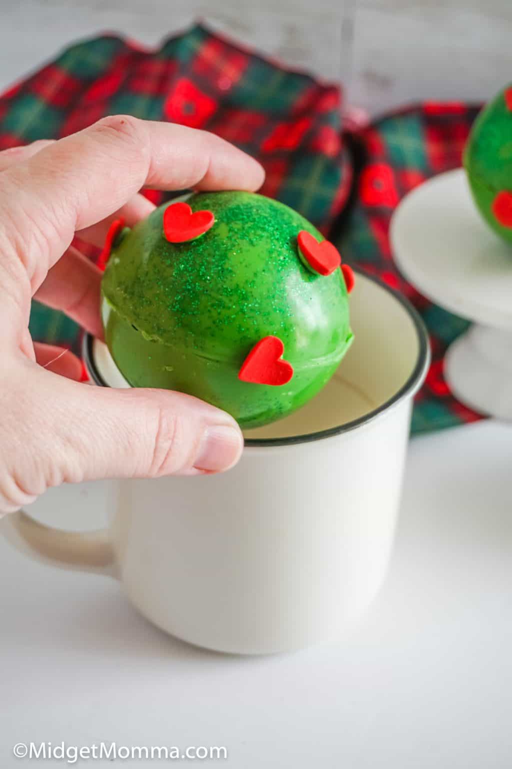 Grinch Hot Chocolate Bombs • MidgetMomma