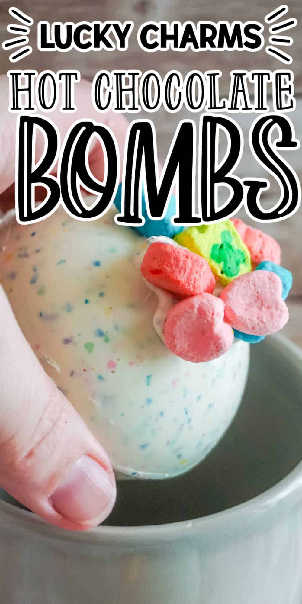 Lucky Charms Hot Chocolate Bombs • MidgetMomma