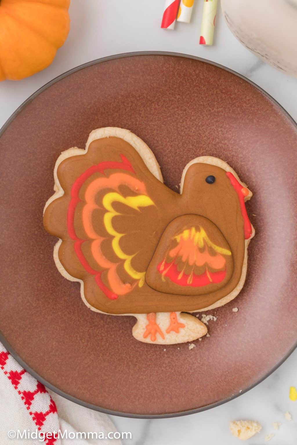 Turkey Sugar Cookies Recipe • MidgetMomma