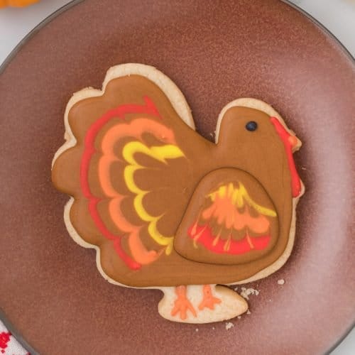 Turkey Sugar Cookies Recipe • MidgetMomma