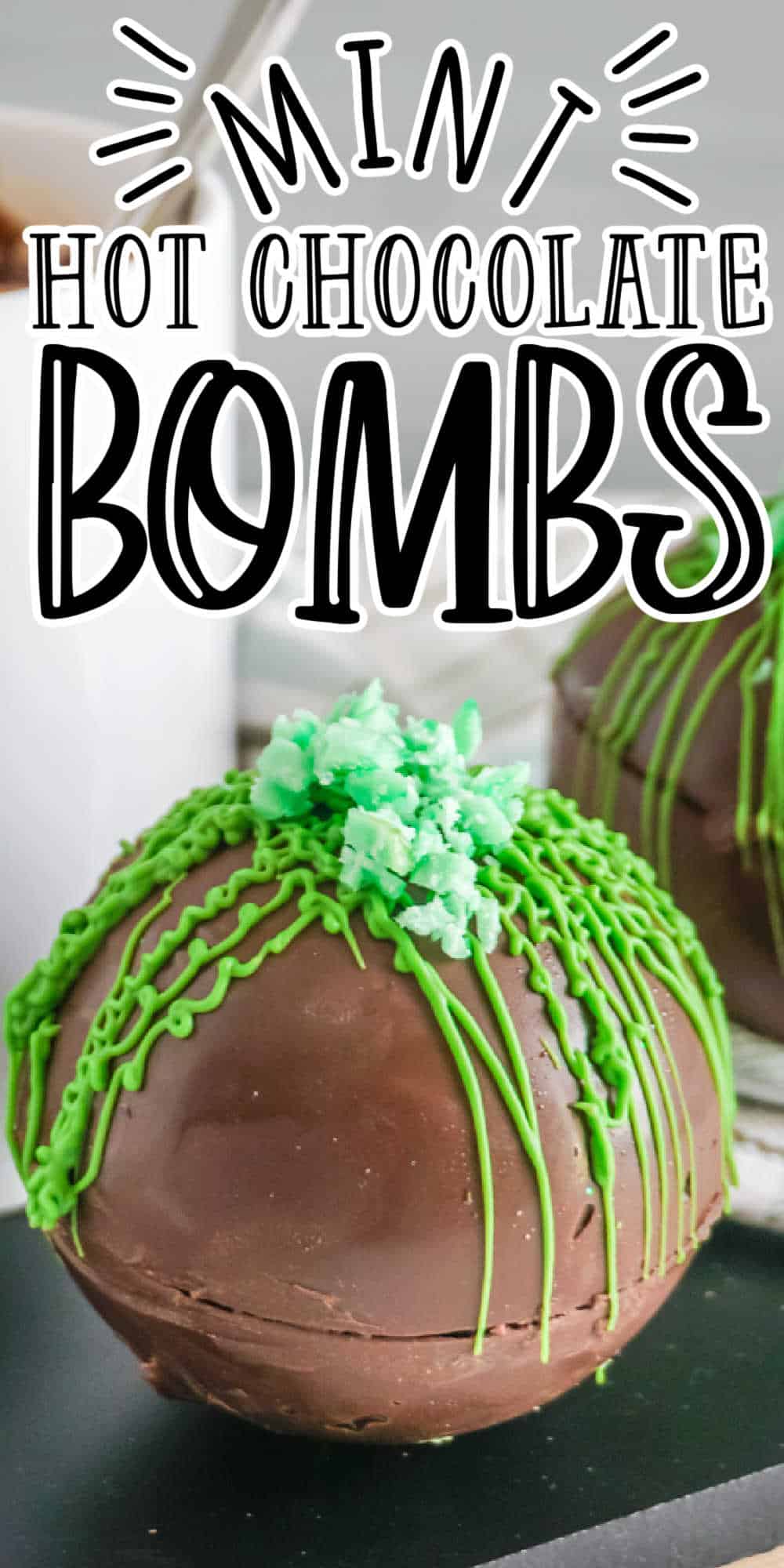 Mint Hot Chocolate Bombs • MidgetMomma