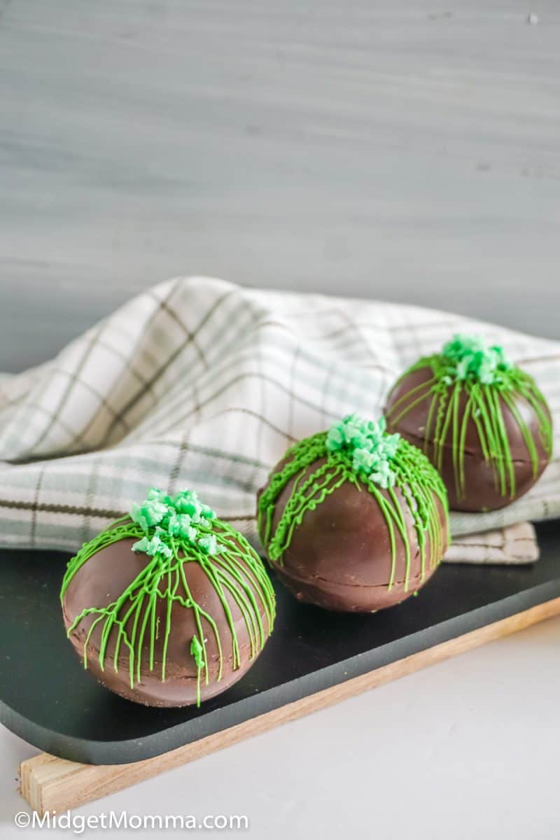 Mint Hot Chocolate Bombs • MidgetMomma