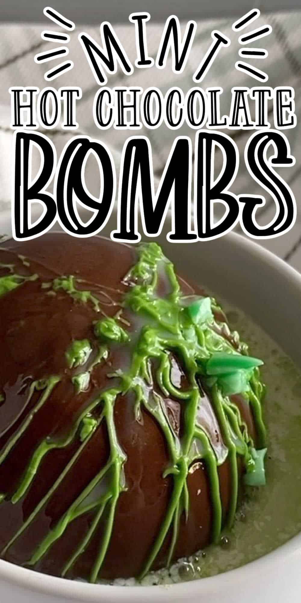 Mint Hot Chocolate Bombs • MidgetMomma