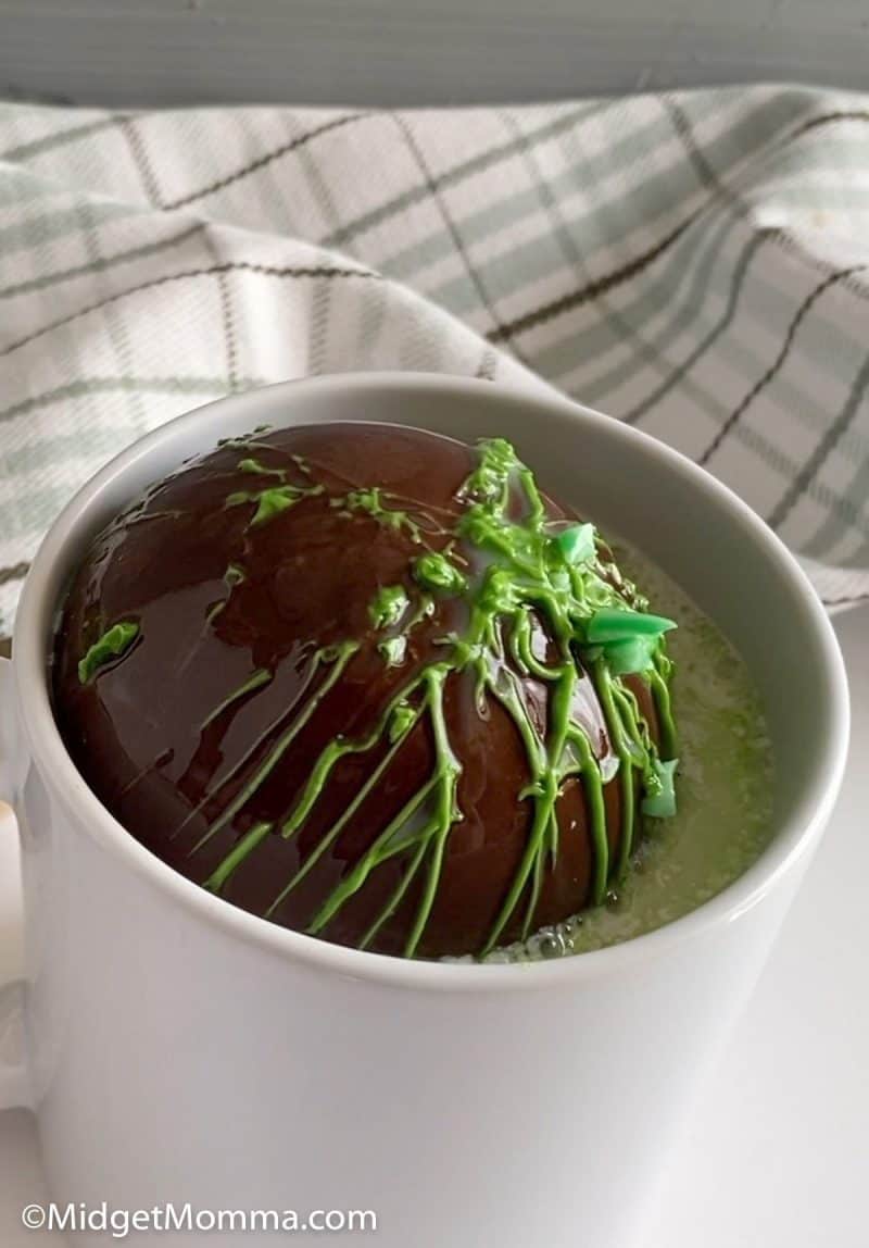 Mint Hot Chocolate Bombs • MidgetMomma