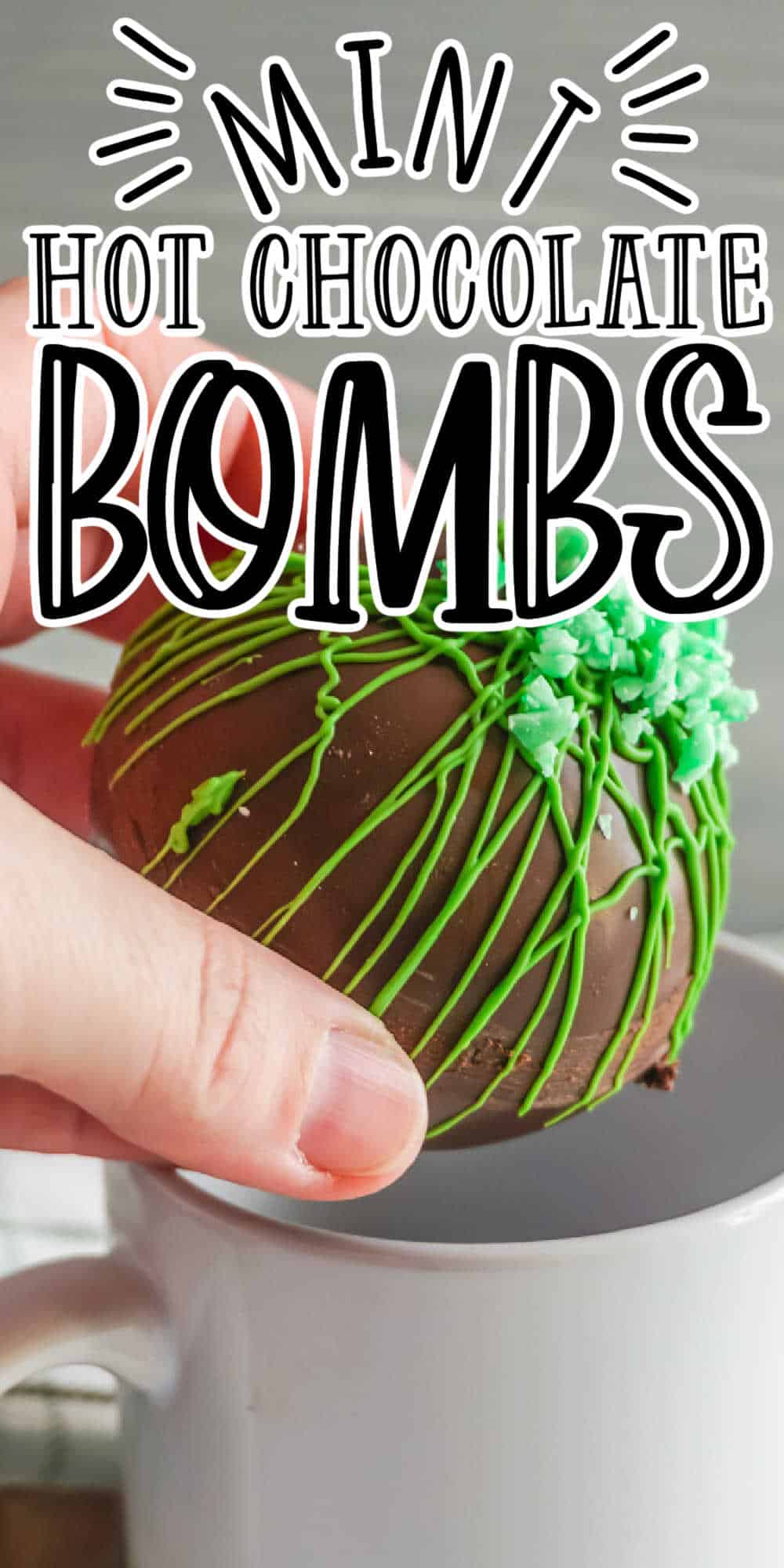 Mint Hot Chocolate Bombs • MidgetMomma