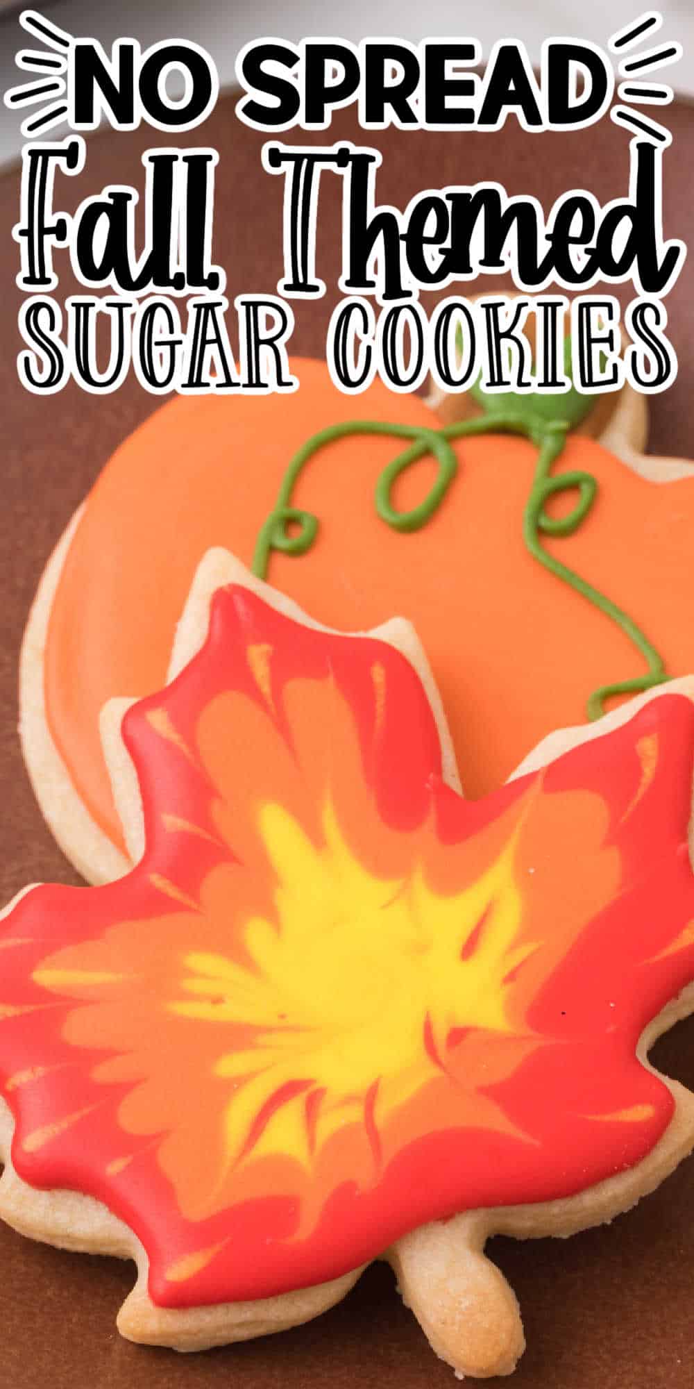 Easy Fall Sugar Cookies Recipe • MidgetMomma