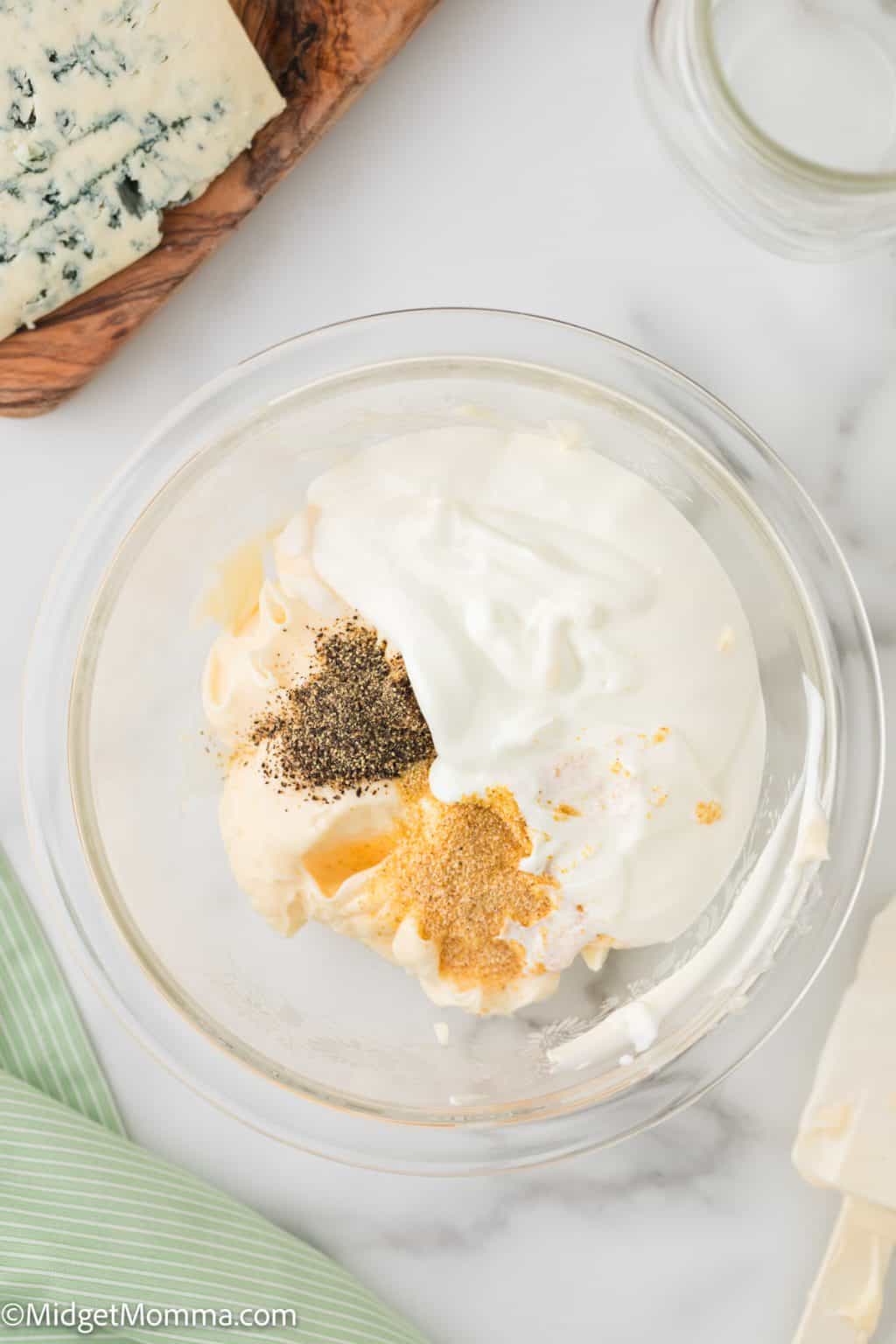 Homemade Blue Cheese Dressing • MidgetMomma