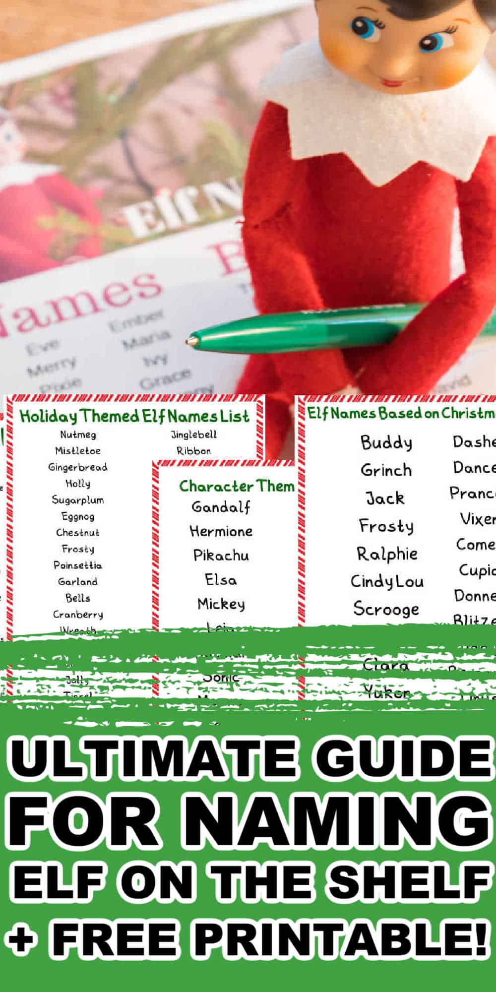 Elf on the Shelf Names - The Ultimate Guide to Naming your Elf!