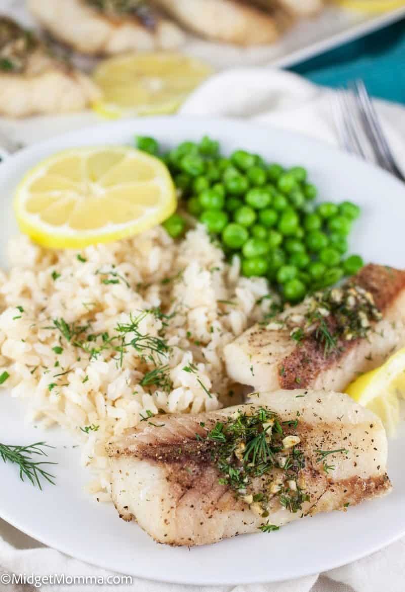 Air Fryer Cod Fish Recipe (With Garlic Butter) • MidgetMomma