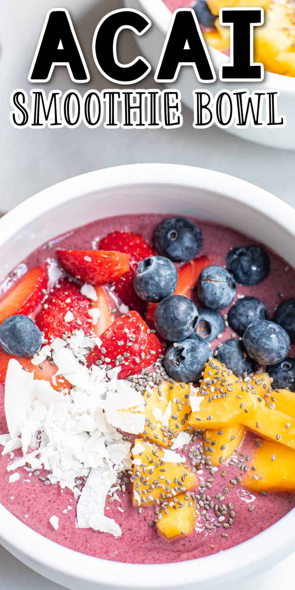 Acai Smoothie Bowls Recipe • MidgetMomma