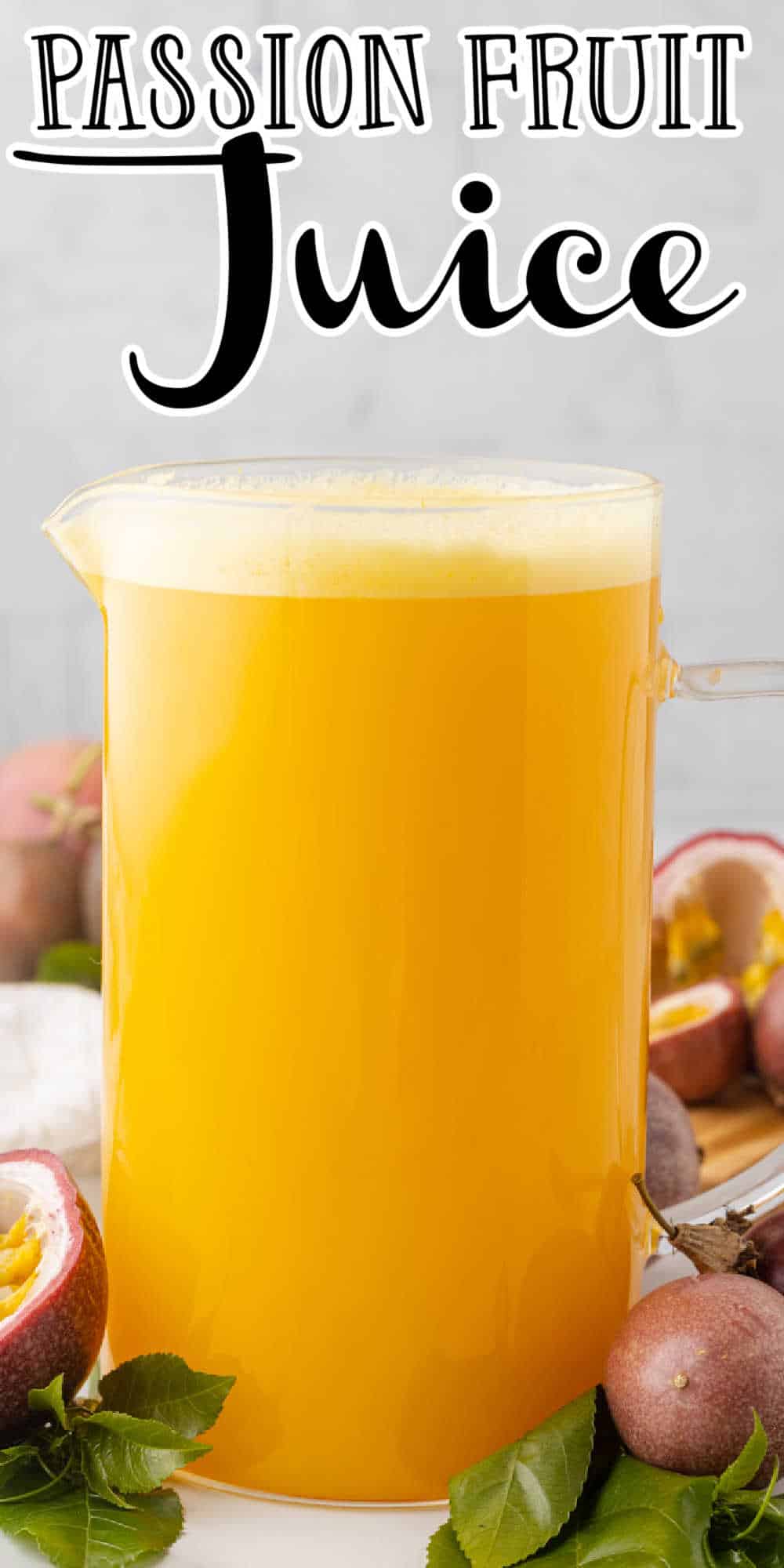 Passion Fruit Juice Recipe • Midgetmomma