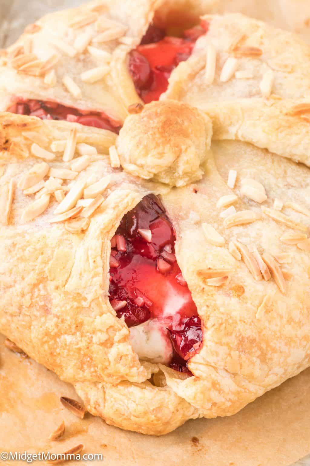 Cherry Baked Brie in Puff Pastry Recipe • MidgetMomma